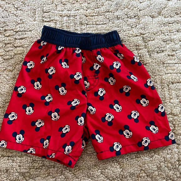Disney | Swim | Disney Mickey Mouse Red Shorts | Poshmark